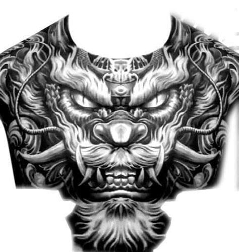 Pin By Manh On Rong Chest Tattoo Men Full Chest Tattoos Dragon Head