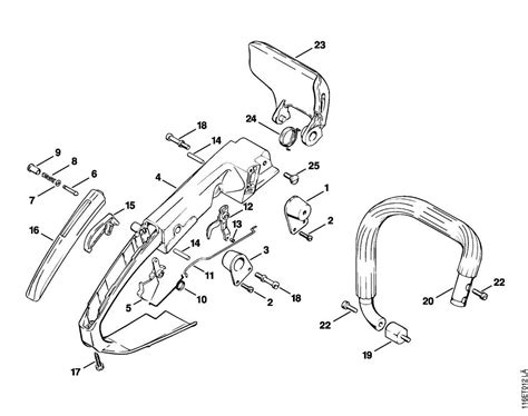 Éclaté Stihl 026 Stihl 026 Parts Ucbm