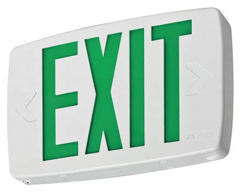 Exit Sign With Battery Backup Grainger
