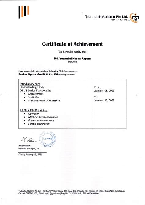 Md Yeakubul Hasan Rupom On Linkedin Training Bruker Bangladesh