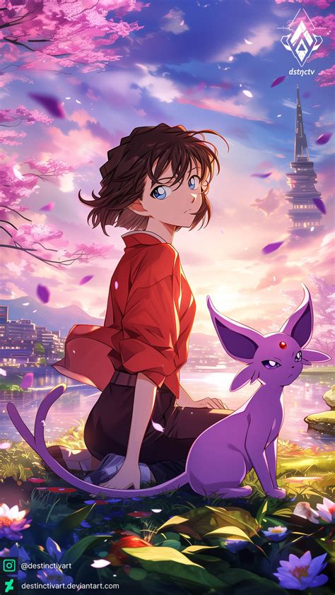 Mf15 009 Detective Conan X Pokemon Ai Haibara By Destinctivart On