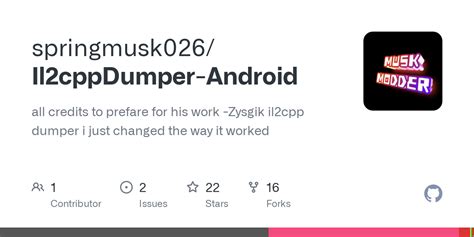 Github Springmusk026il2cppdumper Android All Credits To Prefare For