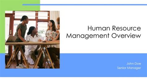 Human Resource Management Overview Ppt Demonstration Acp