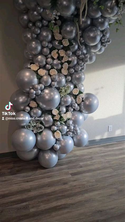 Balloon Wall Garland Created By Miss Create It And Decor Balloon Decorations Balloons