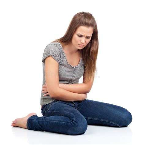 Ragazza Nel Dolore Immagine Stock Immagine Di Anoressia 22258163