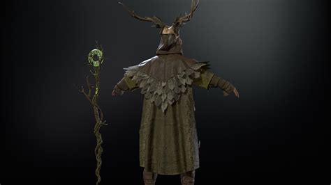 Wizard Druid 3d Model By Andryuha1981