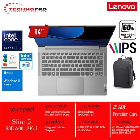 Jual Lenovo Ideapad Slim Imh Kid Jid Intel Ultra H Arc Gb Gb Ssd Windows