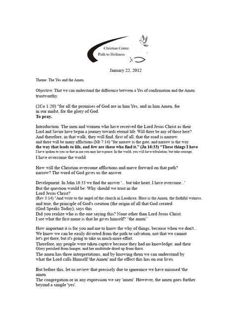 Understanding The Power Of Amen Pdf Amen Logos Christianity