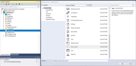 Twincat Hmi How To Create Basic Usercontrol Hello Twincat