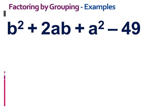 Factoring By Grouping Pptx