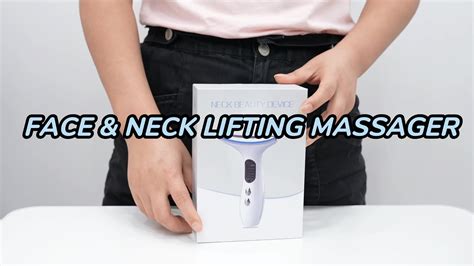 Home Use Face And Neck Vibration Neck Face Lifting Massager Beauty Device Anti Wrinkle 3 Colors