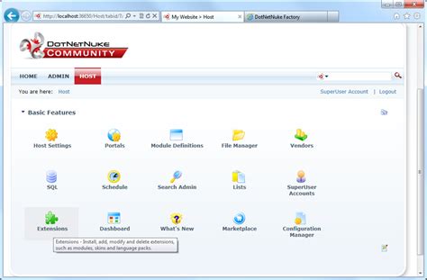 Code On Time Dotnetnuke Using Dotnetnuke Factory With Dnn 563