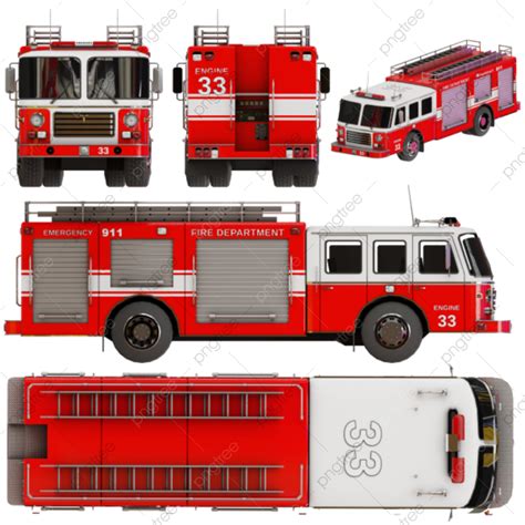 Fire Brigade Png Image Fire Brigade All Views Fire Brigade Cartoon Vehicle Fireman Png Image