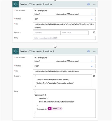 Get Schema For A New Sharepoint Column With Power Automate