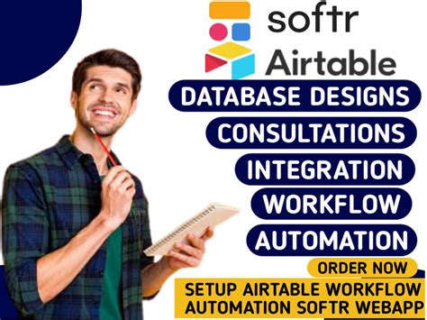 airtable database with workflow automation softr webapp softr website