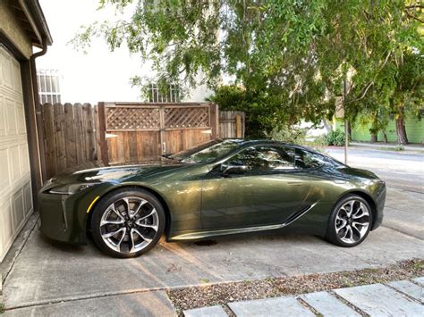 Nori Green Lexus Lc 500 With Brown Interior