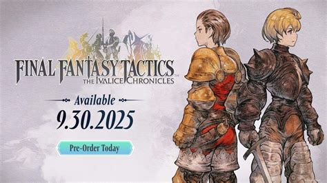 Final Fantasy Tactics Returns Once Again With Remastered Edition The
