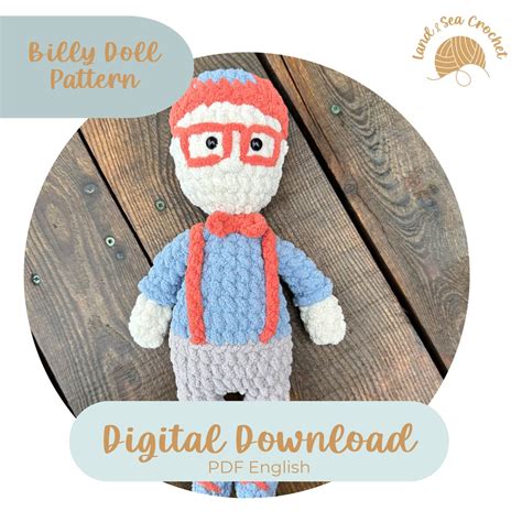 Billy Doll Pattern Landandseacrochet Billydoll Amigurumi Crochetpattern Etsy