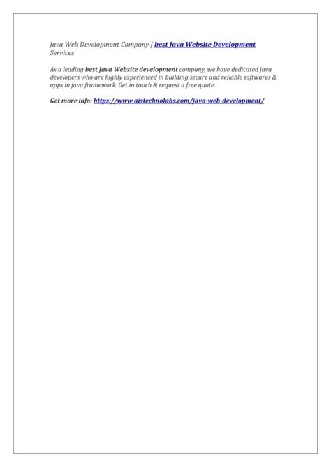 Ppt Java Development Powerpoint Presentation Free Download Id11878959