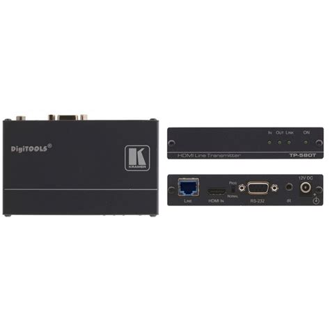 RCB Logic Kramer TP 580T HDMI Bidirectional RS 232 IR Over HDBaseT Transmitter