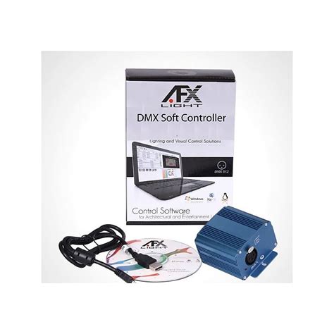 logiciel dmx avec interface afx reverb