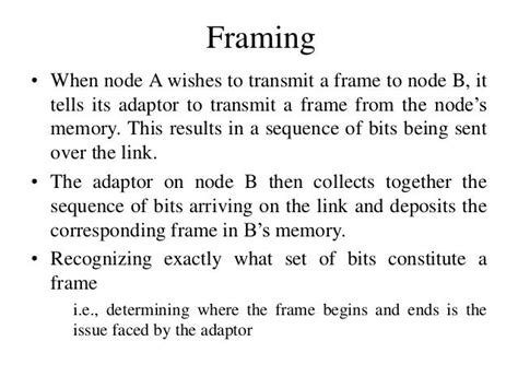 framing protocols