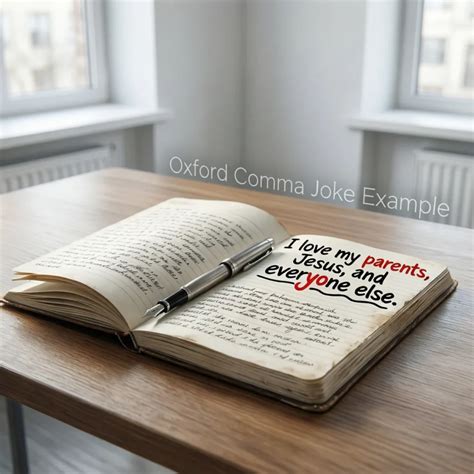 Oxford Comma Joke The Funniest Lesson In Punctuation