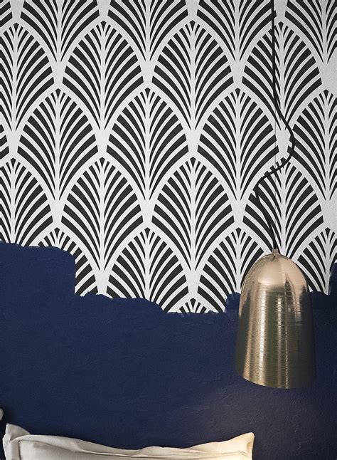 Art Deco Wall Stencils