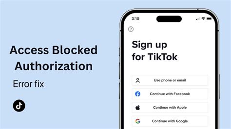 How To Fix Access Blocked Authorization Error” On Tiktok