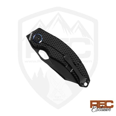 Kunwu Lefty Compadre Pvd Black Titanium With Dlc Vanax