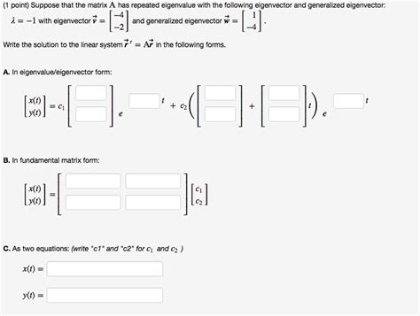 Solved Suppose That The Matrix A Has Repeated Eigenvalue