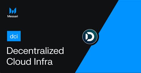 Decentralized Cloud Infra Market Data And Trends Messari