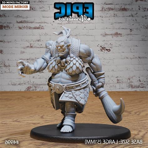 Orog Female By Epic Miniatures Savage Attack Infanterie Monstrueuse