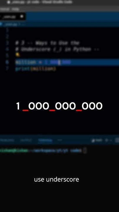 3 Surprising Way To Use Underscore In Python 😳 Youtube