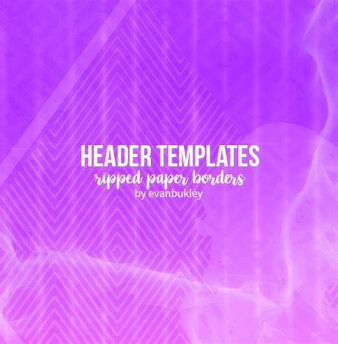 Header Border Templates By Evanbukleys On DeviantArt