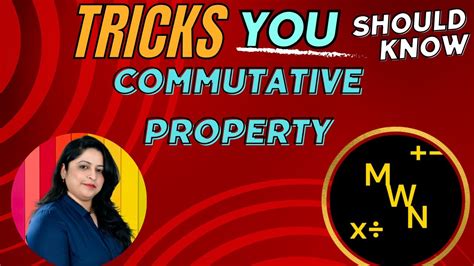 Commutative Property An Easy Step By Step Explanation Youtube