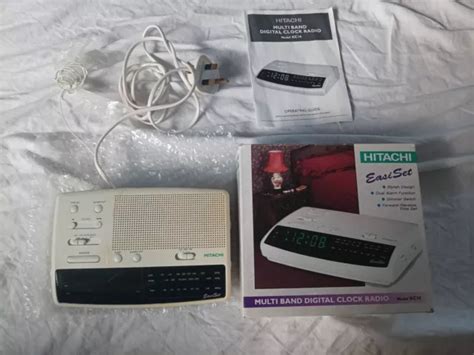 Retro Hitachi Multiband Digital Alarm Clock Radio Model Kc14 Easiset