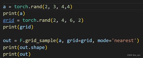 F grid sample采样 gridsamplej进行上采样 CSDN博客