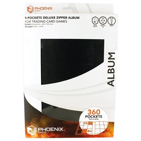 Album Noir Deluxe 360 Cartes Phoenix Shield