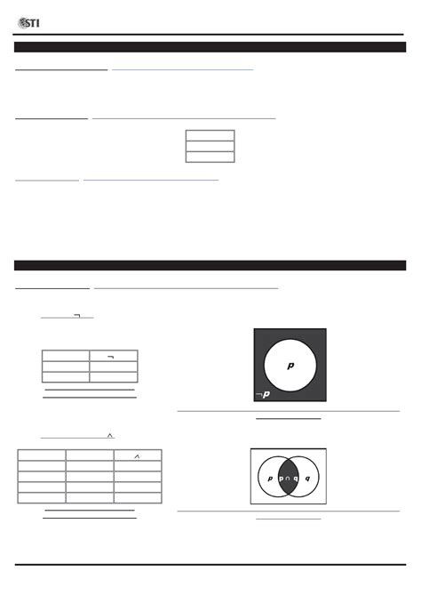 Discrete Math Handout 1 01 Handout 1 Property Of Sti Proposition
