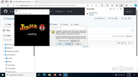 Malware Analysis Https Github Da Dalus The Malware Repo Blob Master Email Worm Nakedwife