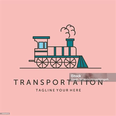 오래 된 기차 기관차 라인 아트 벡터 상징 일러스트 레이 션 디자인 객차에 대한 스톡 벡터 아트 및 기타 이미지 객차 완구류 증기 기관차 Istock