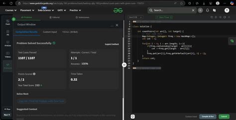Gfg160 Gfg160 Gfg160 Geekstreak2025 Dsa 2sum Codingchallenge
