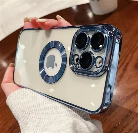 Funda De Tpu Transparente Con Galvanoplastia Para Iphone Mercadolibre