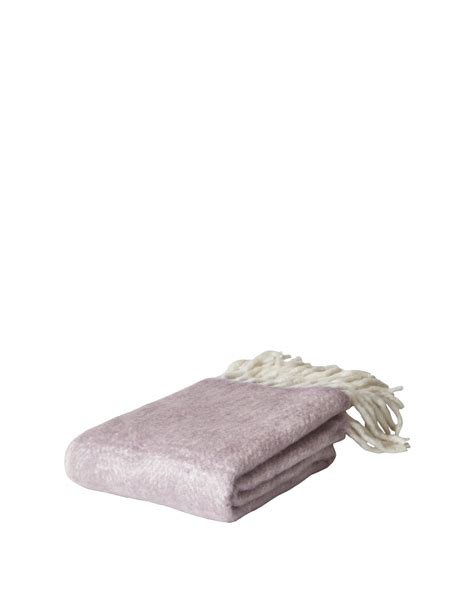 Plaid Uld 130x70cm Lavendel Plantorama