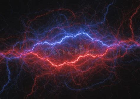 Feuer Und Eiskreisblitz Stockfoto Bild Von Ring Schlag 101104960