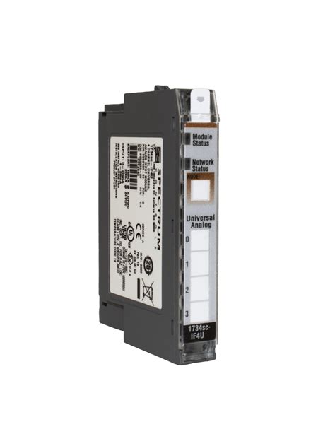 1734sc IF4U 4 Ch Universal Analog Inputs Spectrum Controls