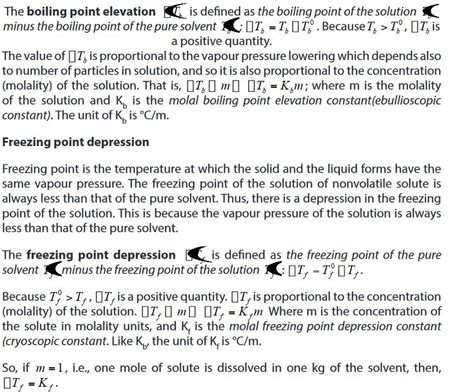 Section Unit 7 Solvent Extraction And Colligative Properties