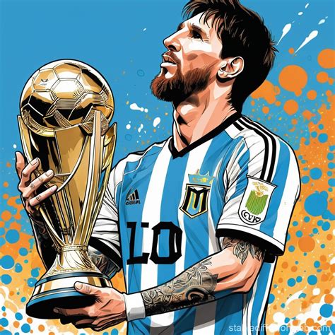 Lionel Messi World Cup Champion Stable Diffusion Online
