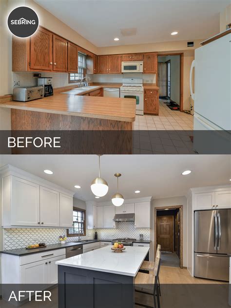 Before After Kitchen Remodel